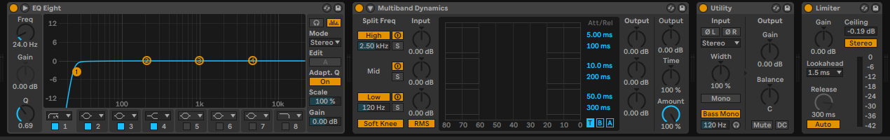 Ableton Master Track Chain » Home Studio
